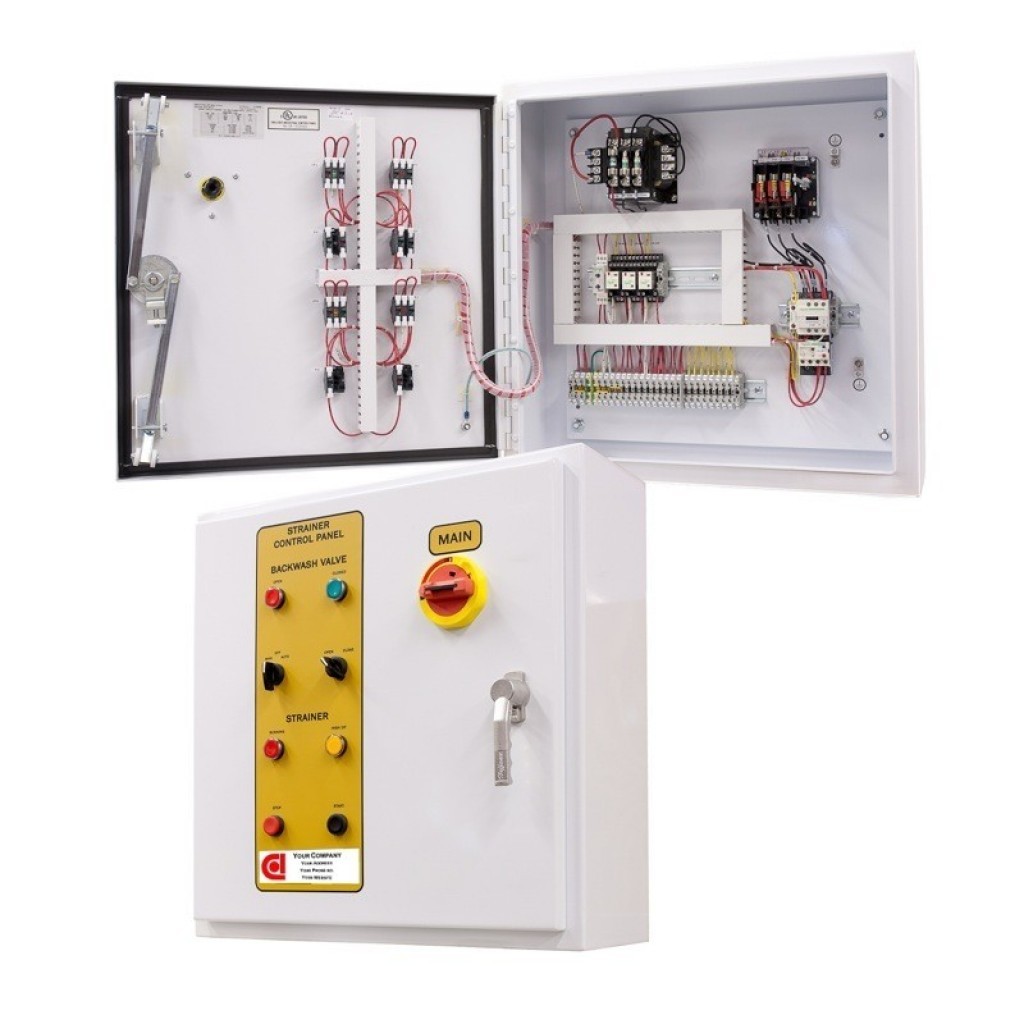 Self-Cleaning Strainer Control Panel example • OEM Panels